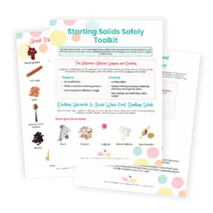 Starting Solids Safety Toolkit | New Ways Nutrition